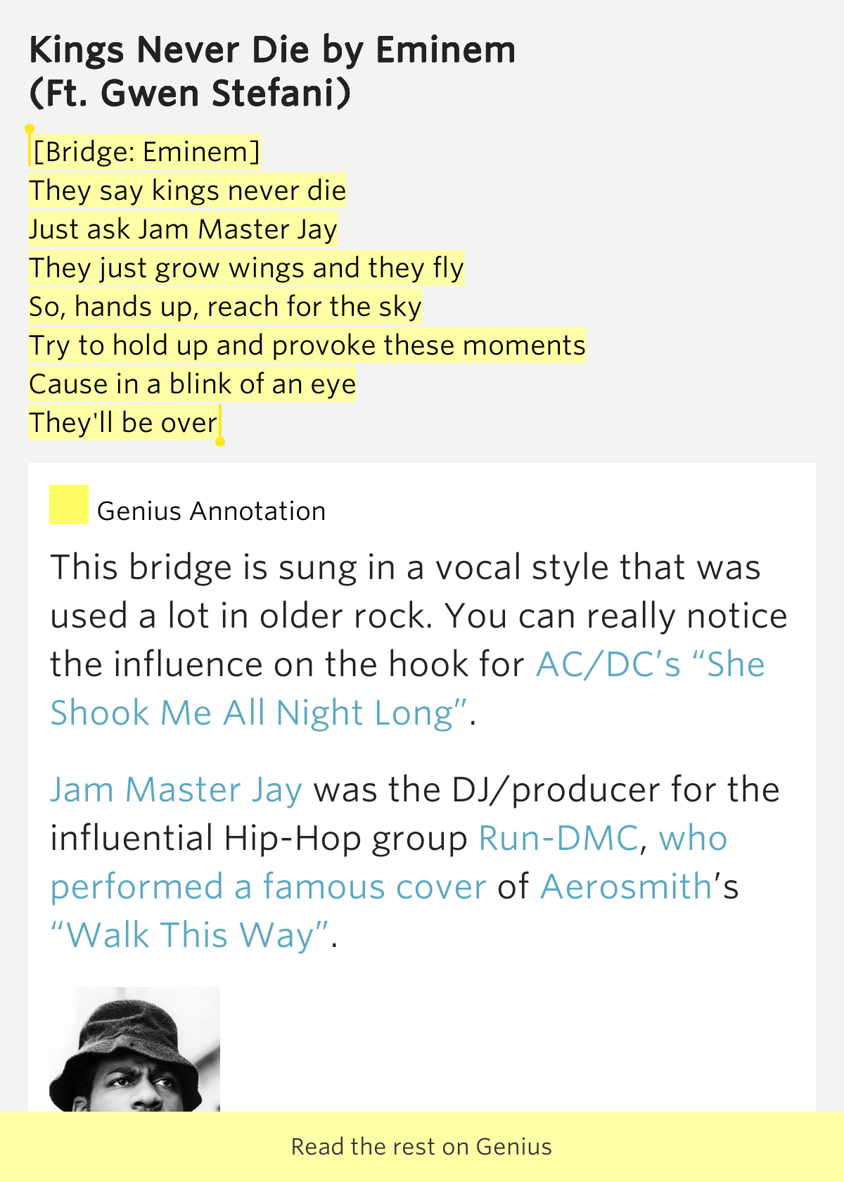 Walk This Way Lyrics Print Run Dmc Aerosmith Inspired
