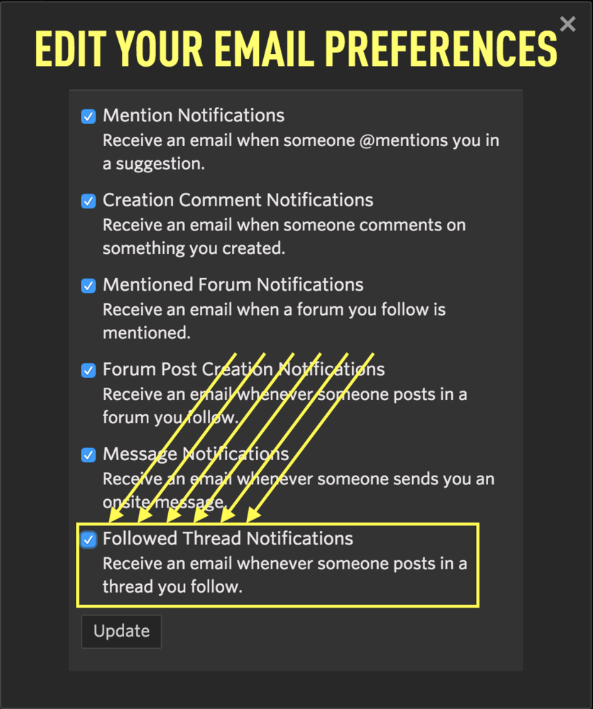 Email Notifications: Followed Threads | Genius