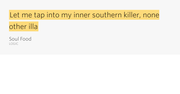 Logic Soul Food Quotes