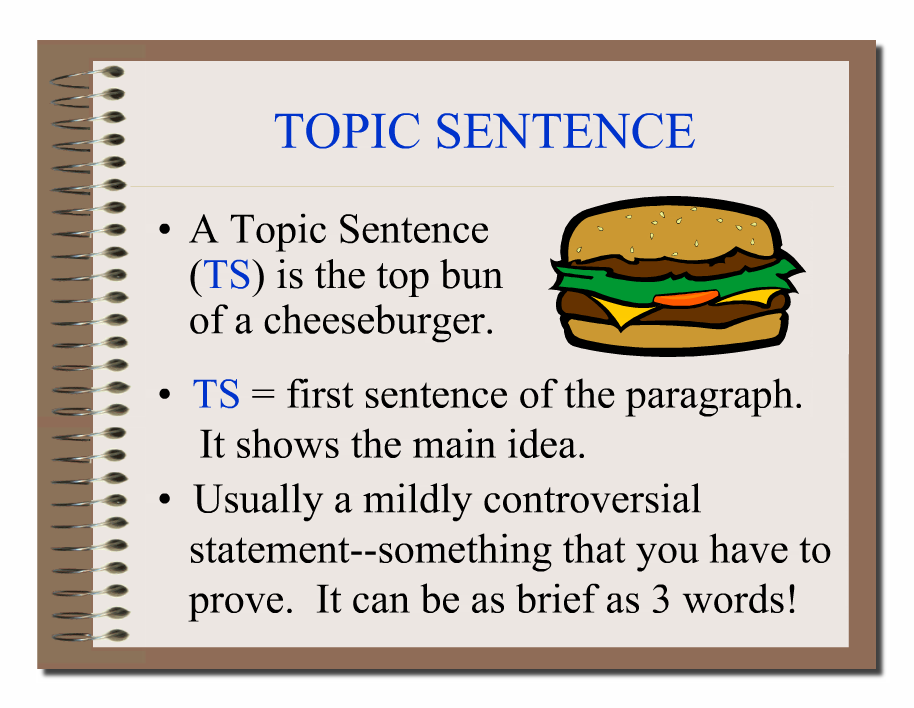 Varnell Class Discussion Paragraphs I Topic Sentence TS Genius Varnell Class Discussion Paragraphs I Topic Sentence TS Genius