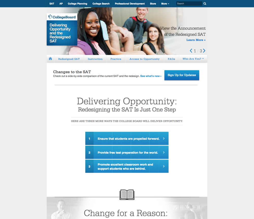 College Board – Redesign of the SAT | Genius
