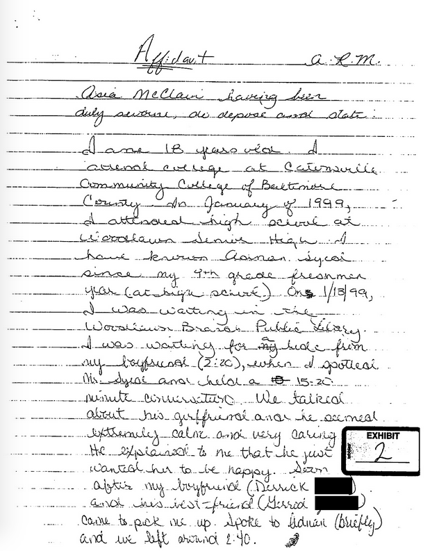 Serial Episode 1 The Alibi Handout - Educational Resources | Picstank