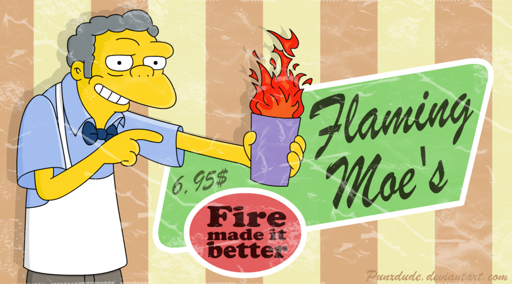 The Simpsons Flaming Moes Lyrics Genius Lyrics