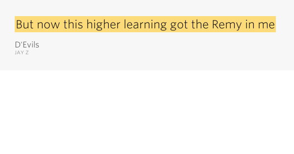 Higher Learning Remy