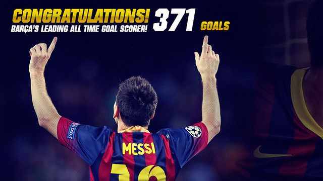 FC Barcelona – Lionel Messi becomes FC Barcelona all-time leading goal ...