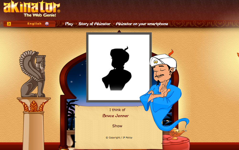 I just beat the Akinator :D | Genius