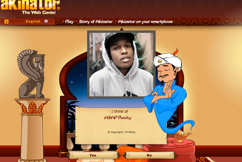 I just beat the Akinator :D | Genius