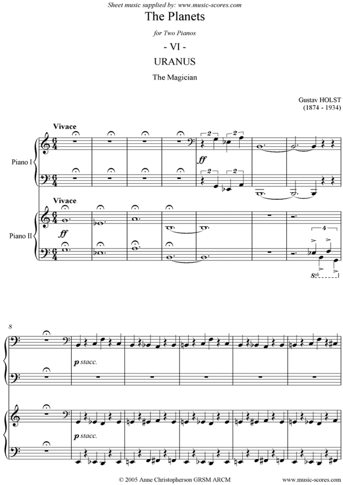 Gustav Holst – Uranus, the Magician Lyrics | Genius Lyrics