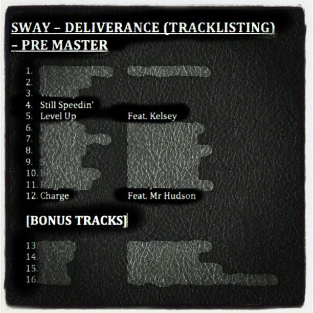 Sway - Deliverance Lyrics and Tracklist | Genius