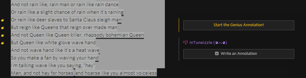 Integrated Annotations | Genius