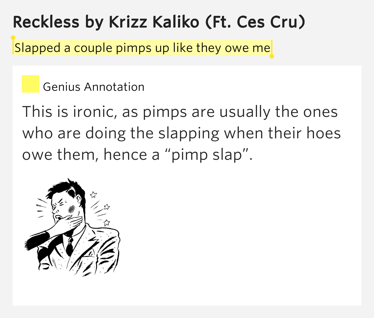 Pimp Slap Quotes