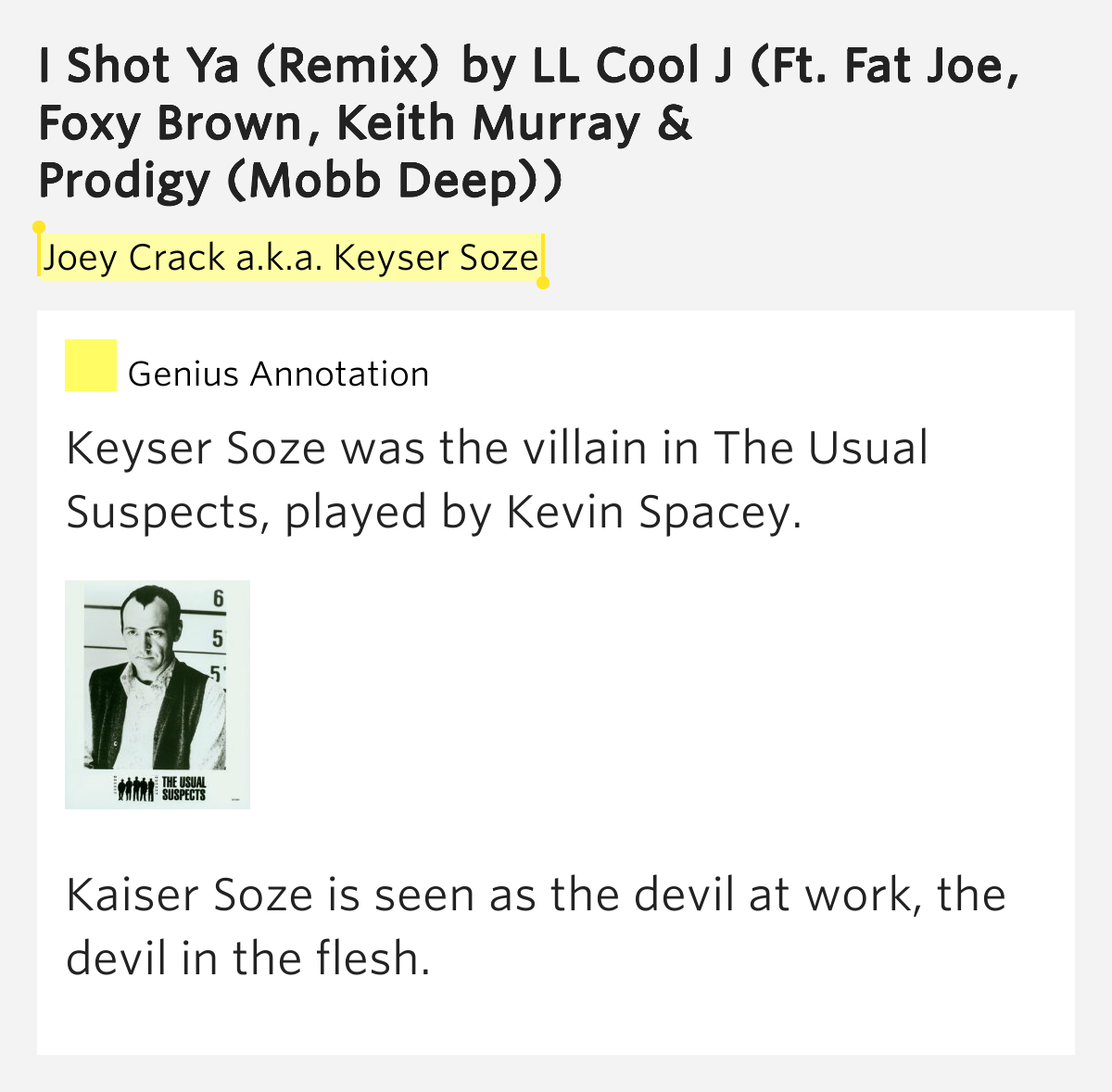 Keyser Soze Quotes