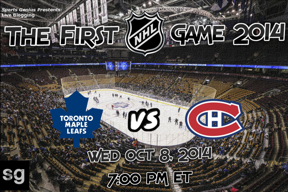 Live Blogging the First NHL Game (Please read, even if you are not a ...