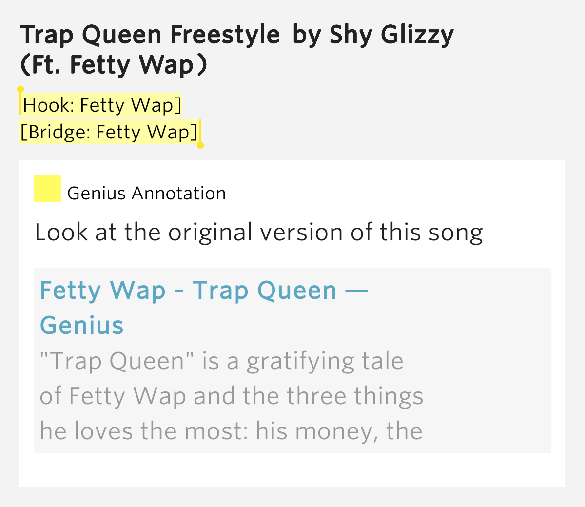 Trap Queen Quotes