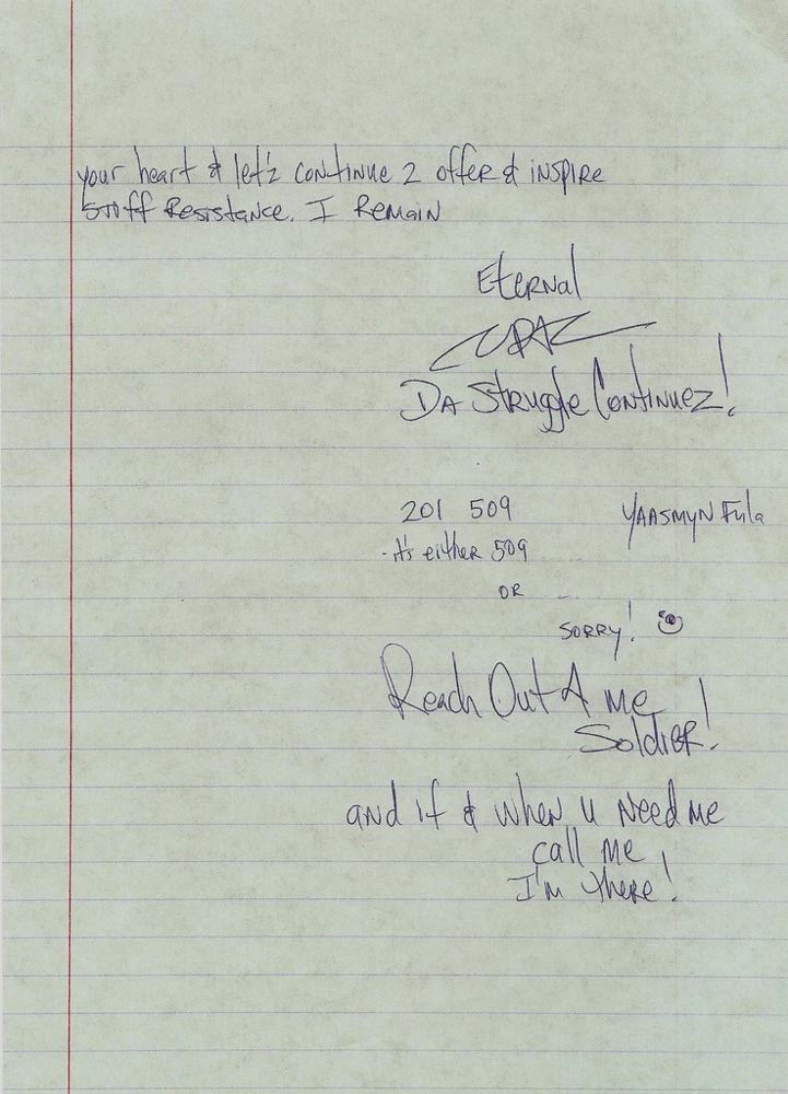 2Pac – Tupac's Letter to Chuck D | Genius