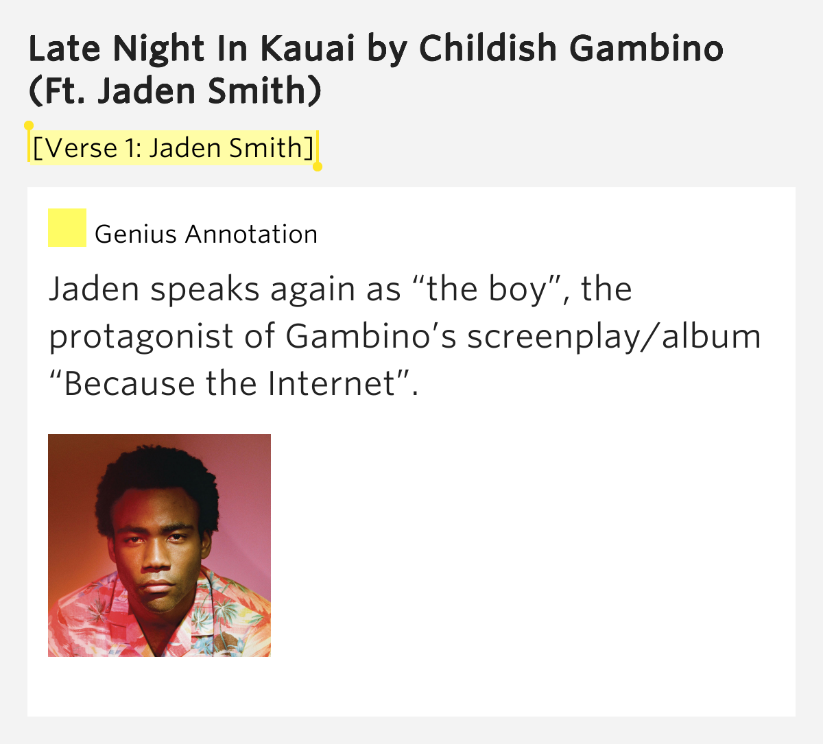 Jaden Smith Scarface Lyrics Genius Lyrics