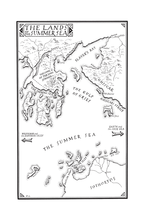 George R. R. Martin – The Lands of the Summer Sea (map) | Genius