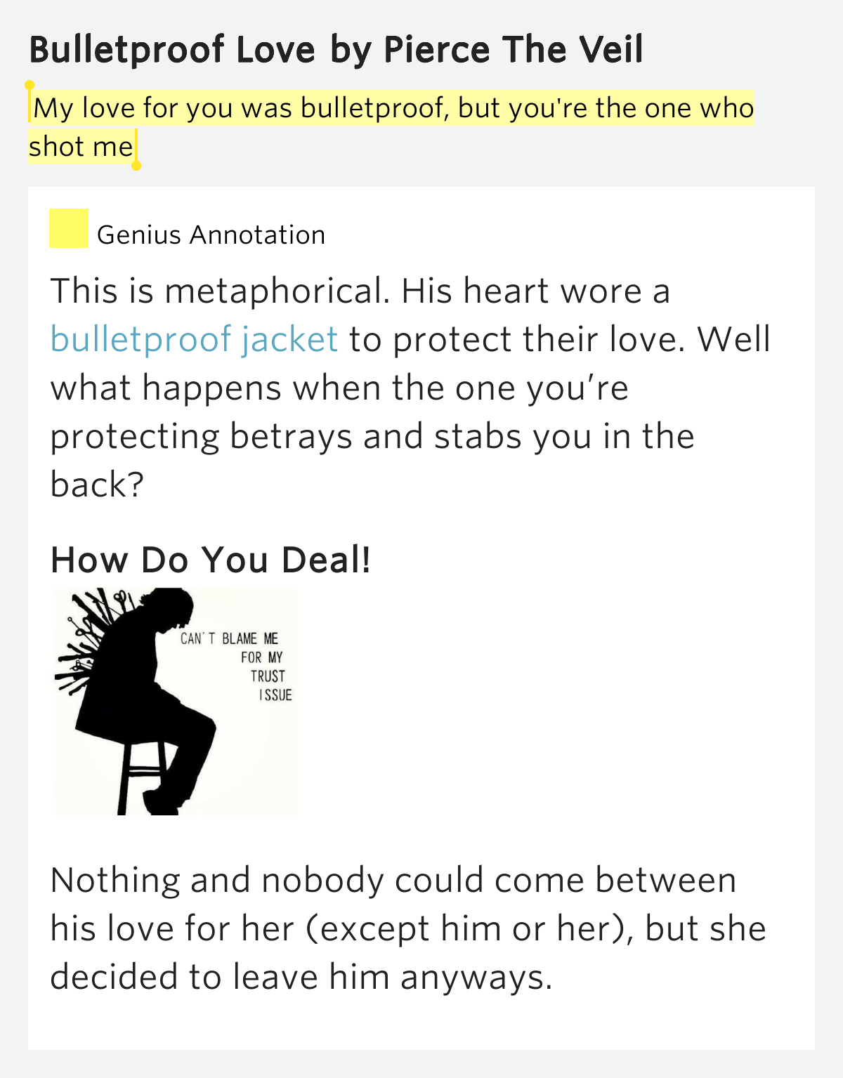 Bulletproof Love Quotes